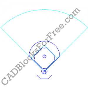 Baseball | Free AutoCAD blocks in DWG