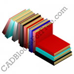 Books | Free AutoCAD blocks in DWG