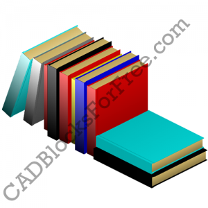 Books | Free AutoCAD blocks in DWG
