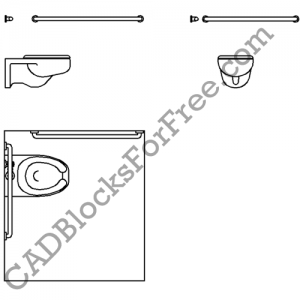 Toilet | Free AutoCAD block in DWG