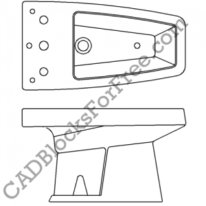 Bidet | Free AutoCAD block in DWG