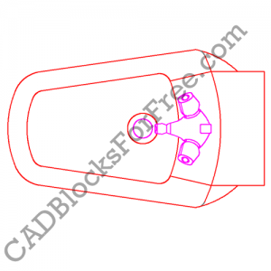Bidet | Free AutoCAD block in DWG