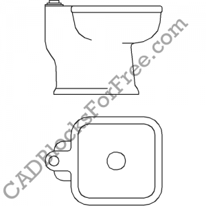 Bidet | Free AutoCAD block in DWG