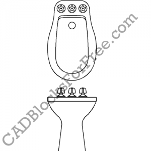 Bidet | Free AutoCAD block in DWG