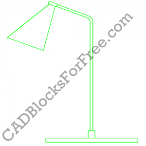 Table Lamp | Free AutoCAD block in DWG