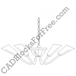 Ceiling Light | Free AutoCAD block in DWG