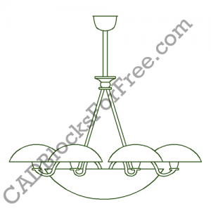 Ceiling Light | Free AutoCAD block in DWG