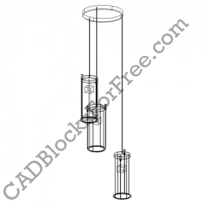 Candles | Free AutoCAD block in DWG