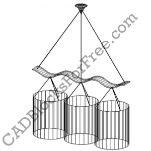 Chandelier | Free AutoCAD block in DWG